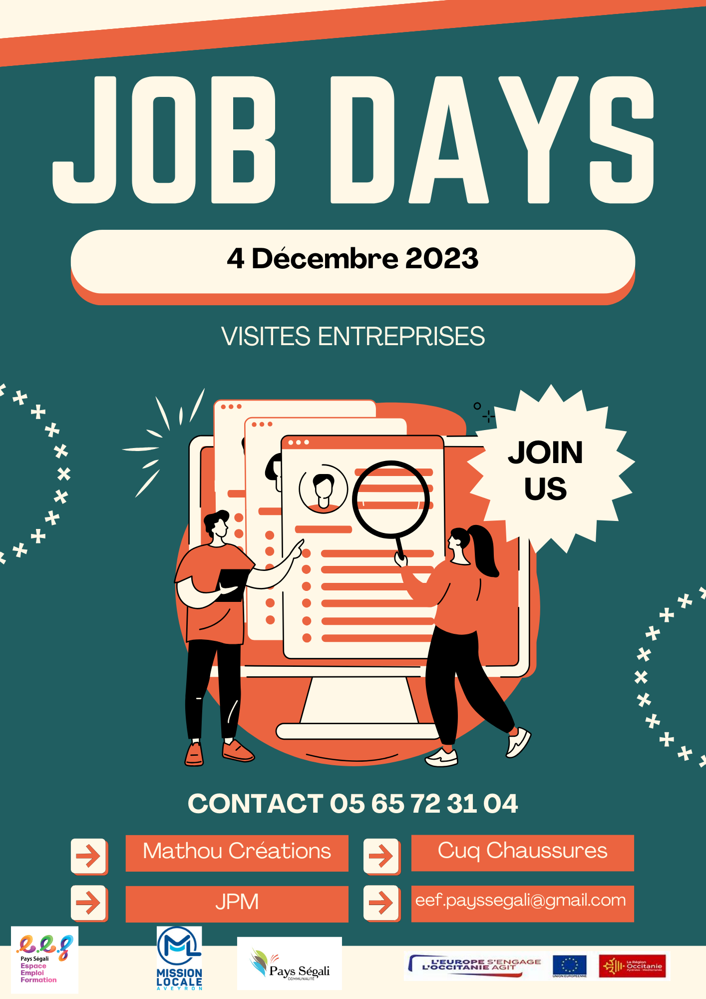 JOB DAYS - Espaces Emploi Formation en Aveyron
